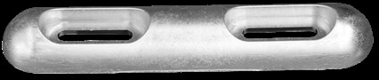 Tecnoseal Bolt-on bar anode UK TYPE - Fairline 320x65x35 - Zink George ...