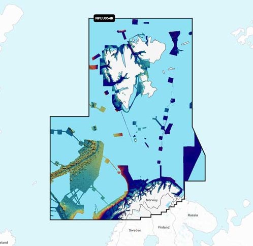 Navionics MSD/Platinum+ Regular NPEU054R Norway, Vestfjorden to ...