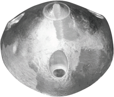 Tecnoseal Max Prop - 3-gats schroefanode - Ø72 - Zink George Kniest