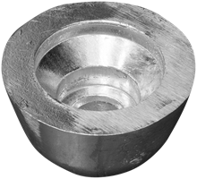 Tecnoseal Vetus conic propeller nut with stainless steel insert Ø 84 H ...