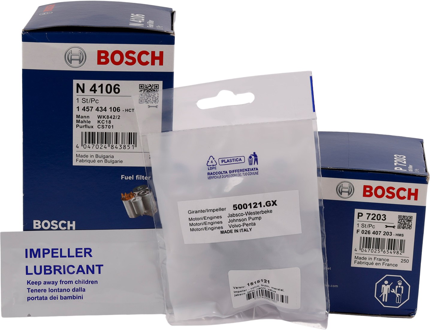 Bukh Servicekit 1 - DV10, DV20 - Bosch onderdelen George Kniest