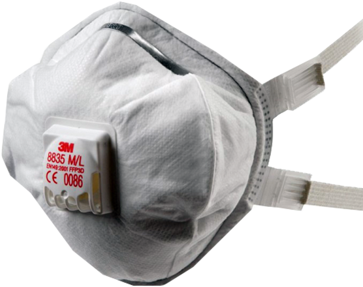 3M Stofmasker FFP3 met ventiel - 8835 George Kniest