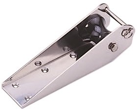 AAA RVS Ankerrol met PU-rol - RVS 304 - 222.0 mm George Kniest