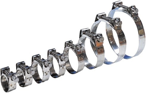 Slangklem Heavy duty RVS 316 - in diverse maten George Kniest