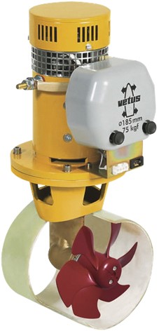 VETUS boegschroef 75kgf - 12V - tunnel 185 mm George Kniest