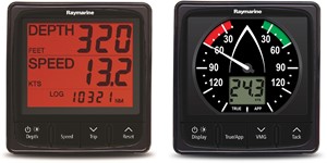 Raymarine i50 & i60 Wind, Snelheid, Diepte pakket - Tridata 2 displays ...
