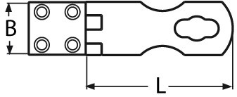 Boat Vision Overvalsluiting 67 x 24 mm./A4-316 George Kniest