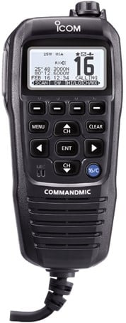 Icom HM195GB Commandmic voor Icom M423GE/M506GE/M510E - Zwart George Kniest