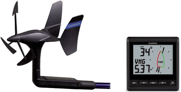 Garmin Wireless windpakket met gWind en GNX wind display George Kniest