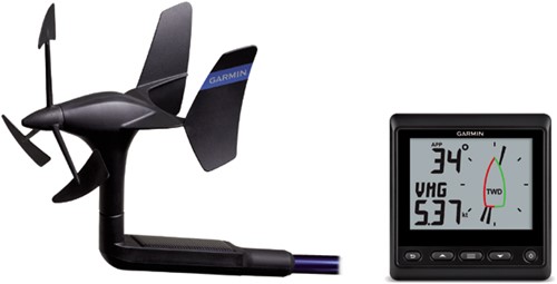 Garmin Wireless windpakket met gWind en GNX wind display George Kniest
