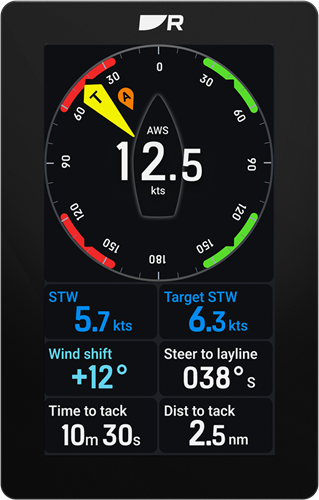 Raymarine Alpha 7 Performance instrument Display George Kniest