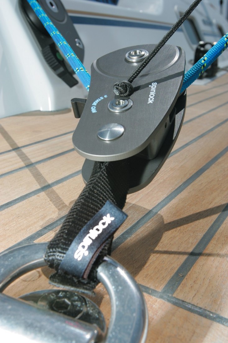 Spinlock BRS/63 Spinnakerstopper blok met klem George Kniest