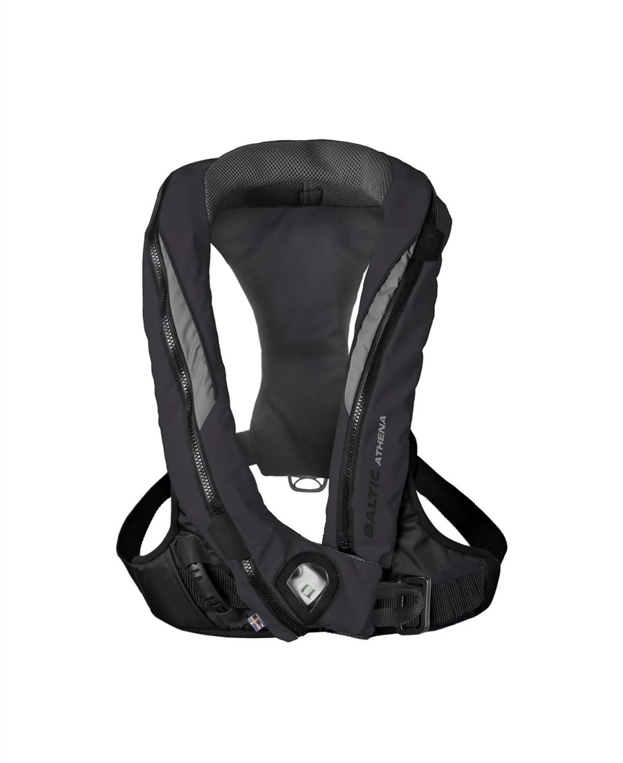 Baltic Athena Reddingsvest - 165N - Zwart/Grijs - 40-120 kg George Kniest