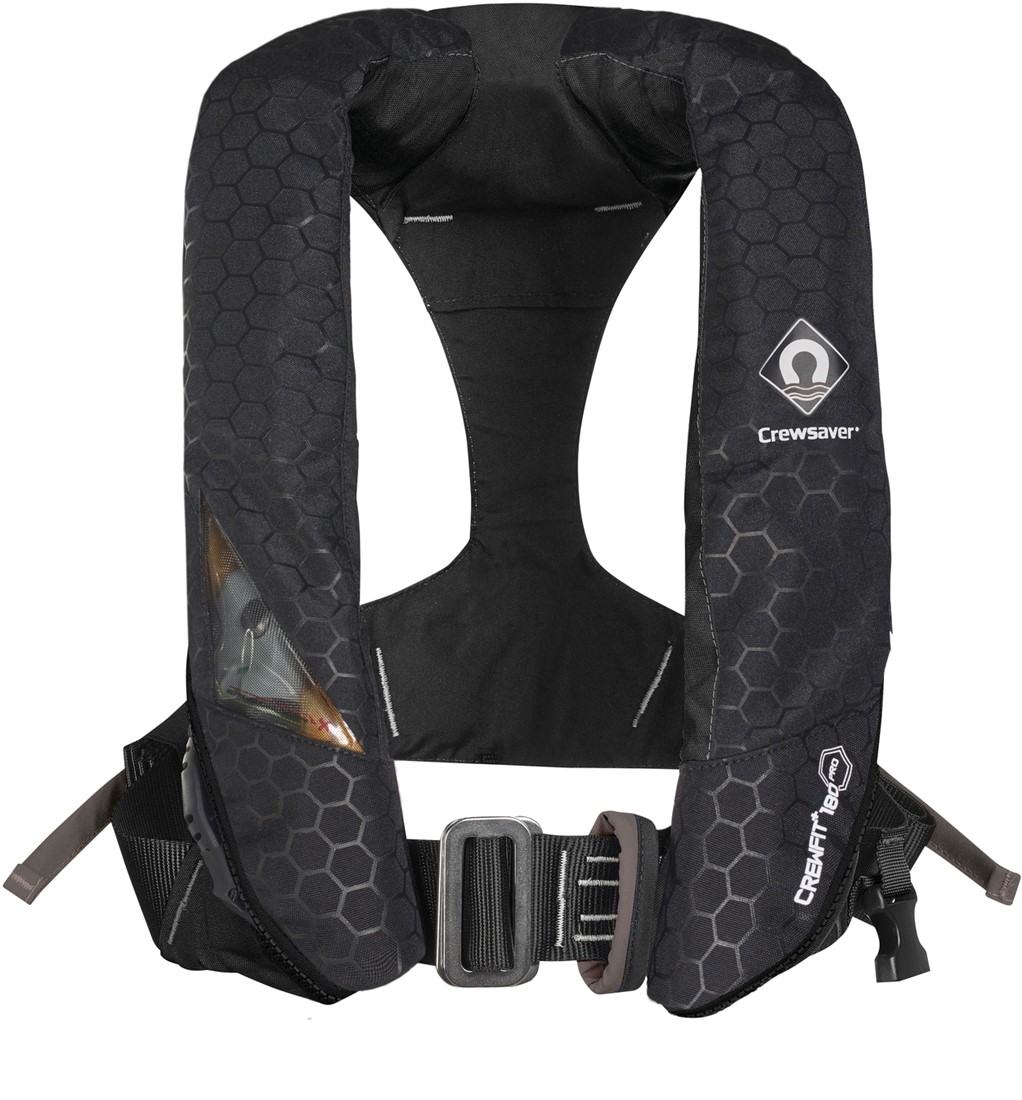 Crewsaver Crewfit+ 180N Pro Reddingsvest - Zwart - noodverlichting ...