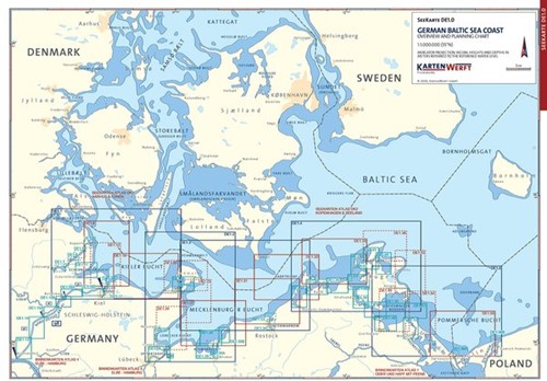 Zeekaart Box: Westliche Ostsee Süd George Kniest