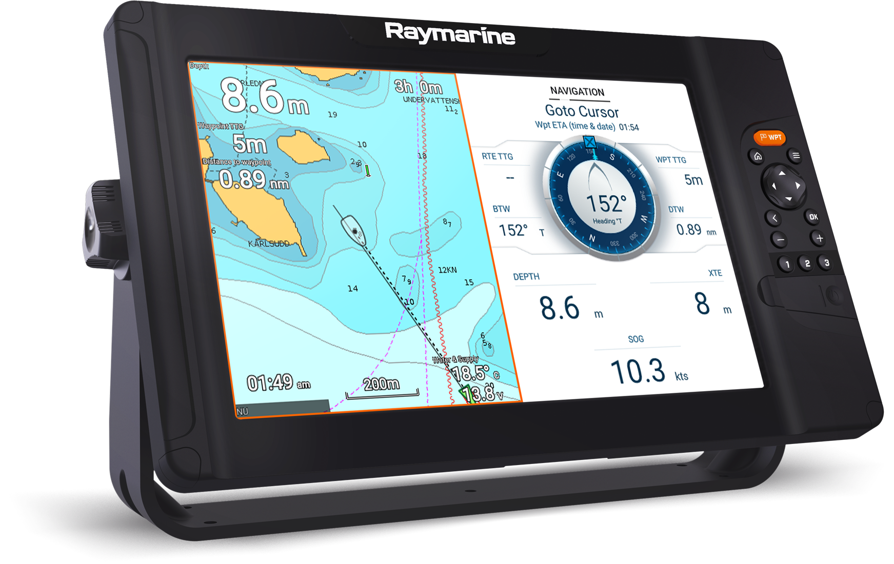 Raymarine Element 12S - 12 kaartplotter - incl West Europa Lighthouse ...