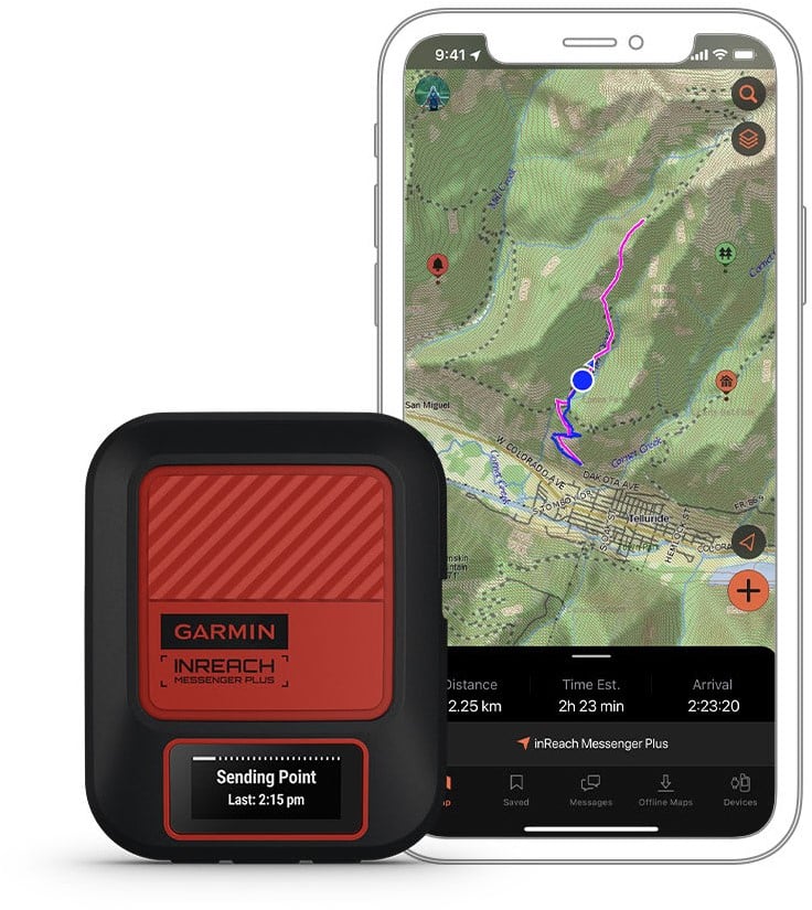 Garmin inReach Messenger Plus - Satelliet communicatiesysteem met foto- en spraakberichten ...