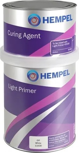 Hempel's Light Primer 45551 Stone Grey 12170 2.25L George Kniest