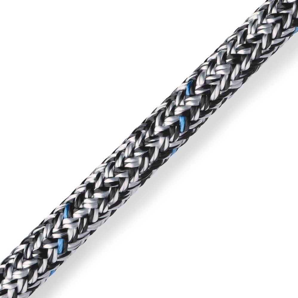 Marlow Blue Ocean Doublebraid - 8mm - marble zwart George Kniest