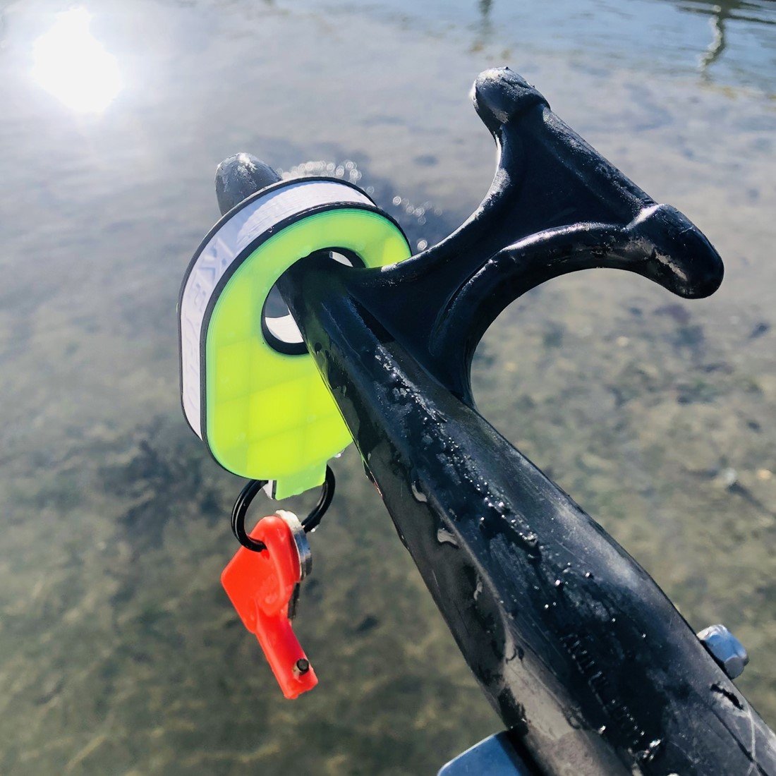 Anchoright drijvende sleutelhanger - blauw George Kniest