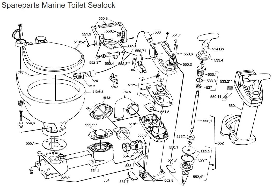 RM69 Kunstof WCbril + deksel RM 69 toilet George Kniest