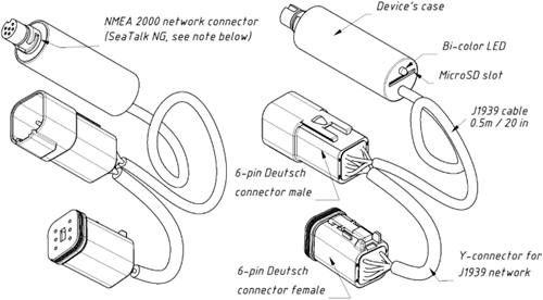Yacht Devices NMEA2000 J1939 Motor koppeling George Kniest